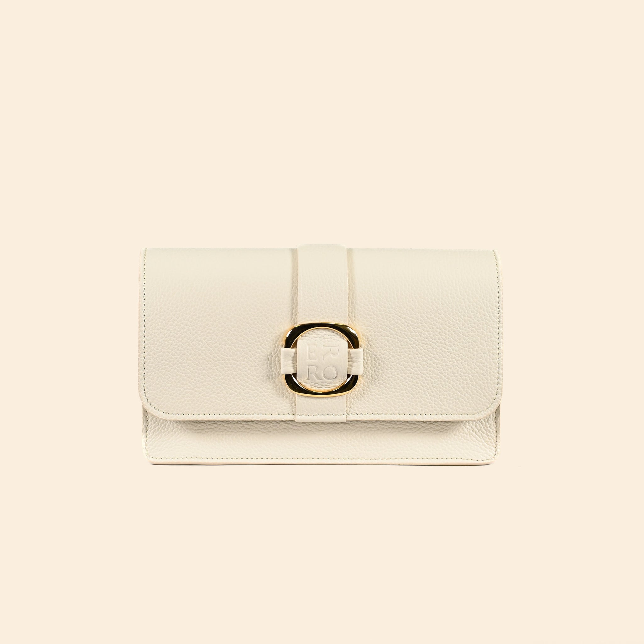 MOKOA Jasmin – Sac bandoulière cuir blanc femme | ERRO